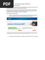 Letras y Facturas BCP | PDF