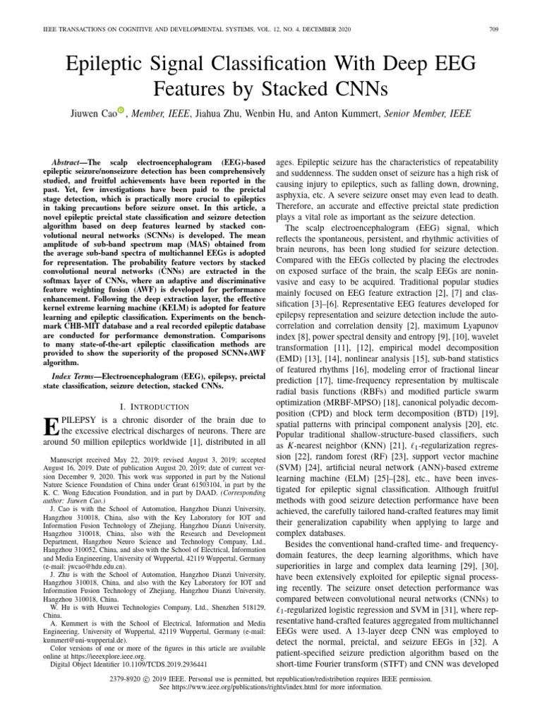 2020 Epileptic Signal Classification With Deep EEG | PDF ...