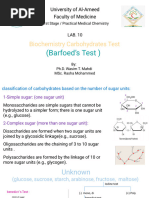 Barfoed's Test | PDF | Physical Chemistry | Chemical Compounds