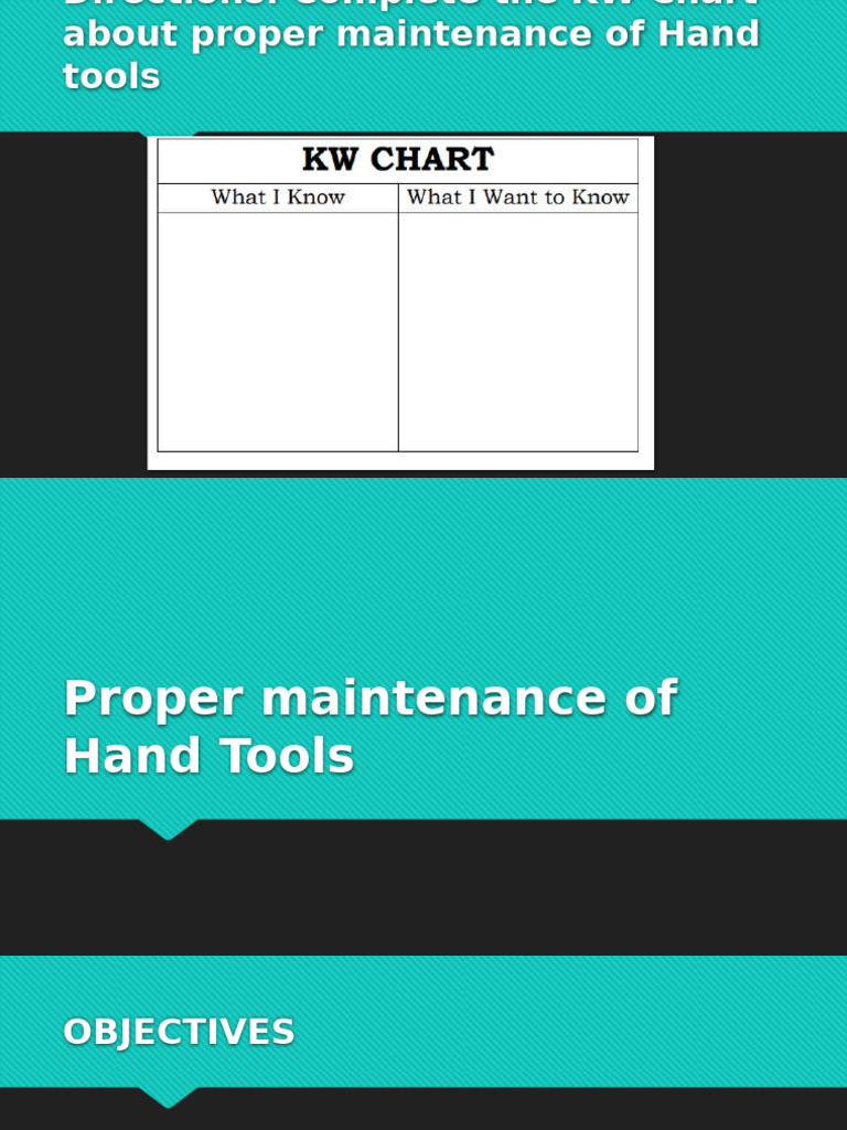 Proper Hand Tool Maintenance Guide | PDF | Lubricant | Wear