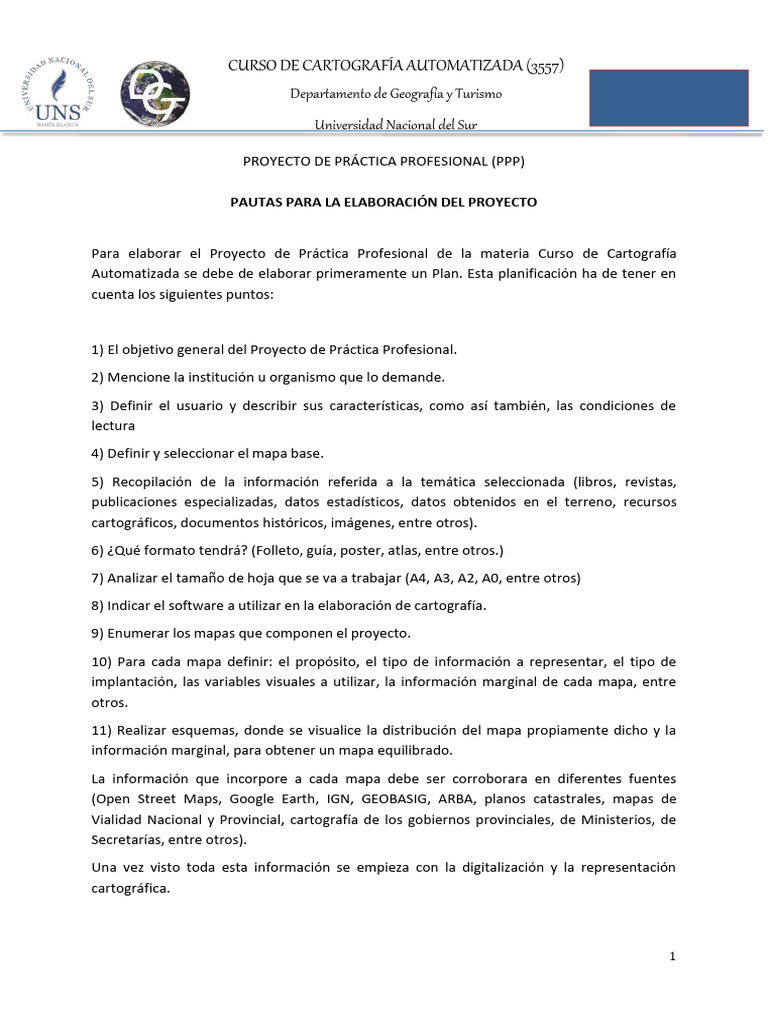 Proyecto Práctica Profesional | PDF