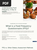 Food Frequency Questionnaire Overview | PDF | Food And Drink | Health ...