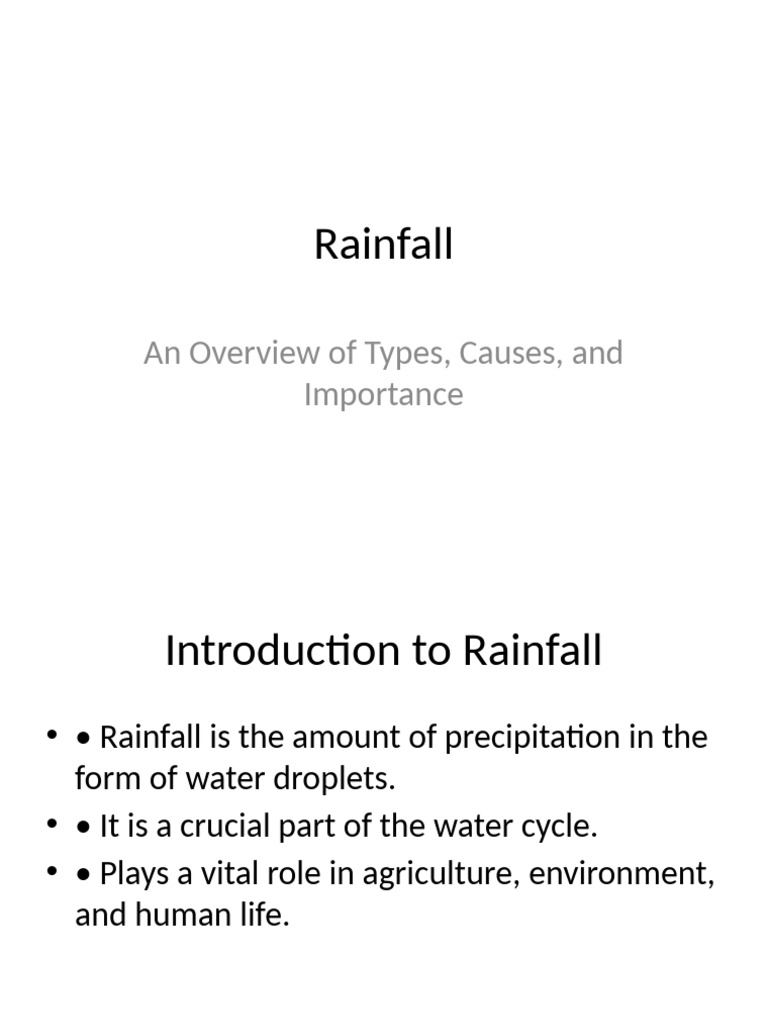 Rainfall_Presentation | PDF