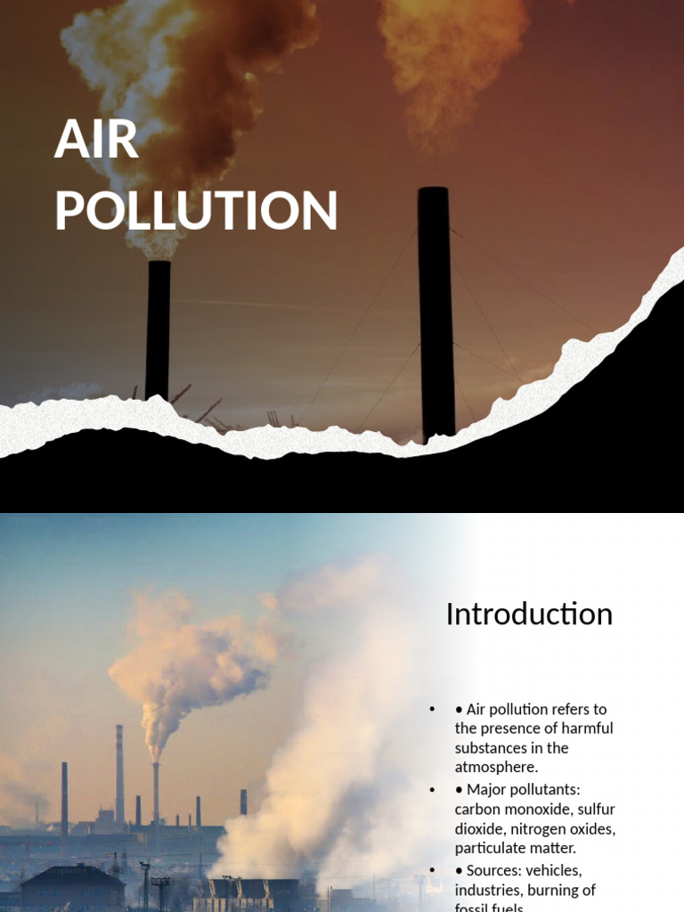 Air Pollution Presentation | PDF