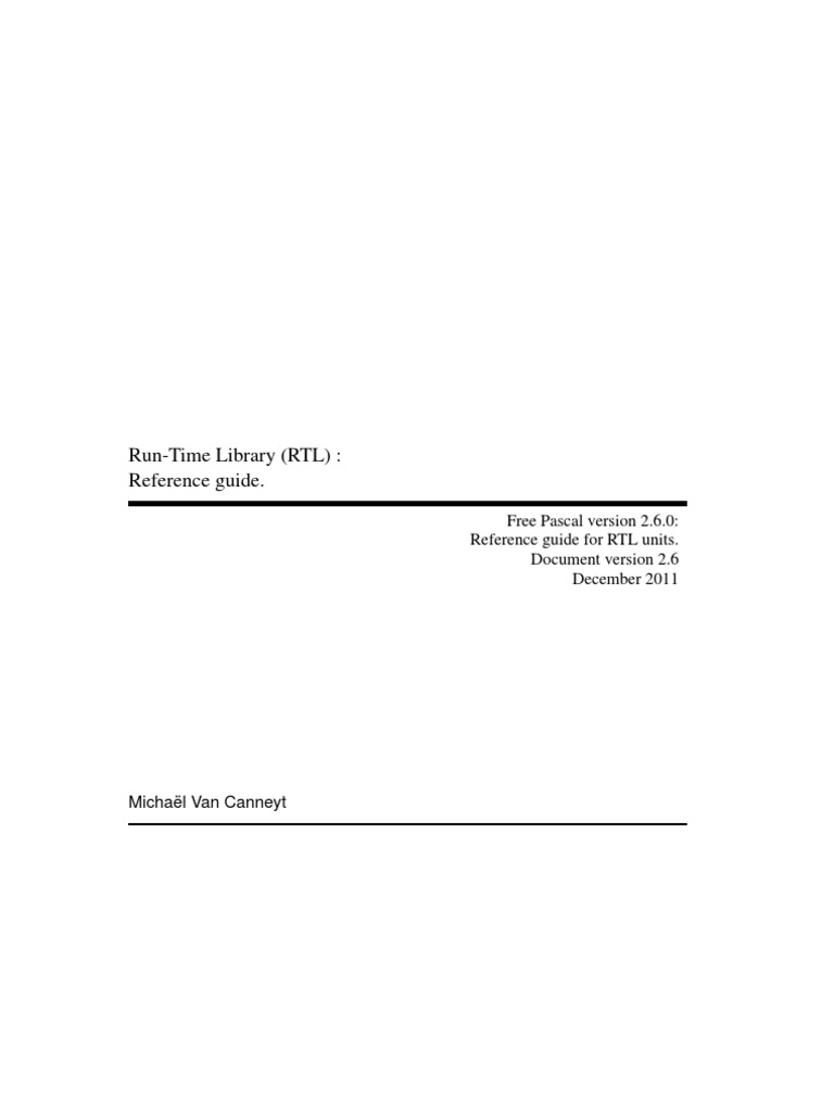 RTL | PDF | Computer Programming | Areas Of Computer Science