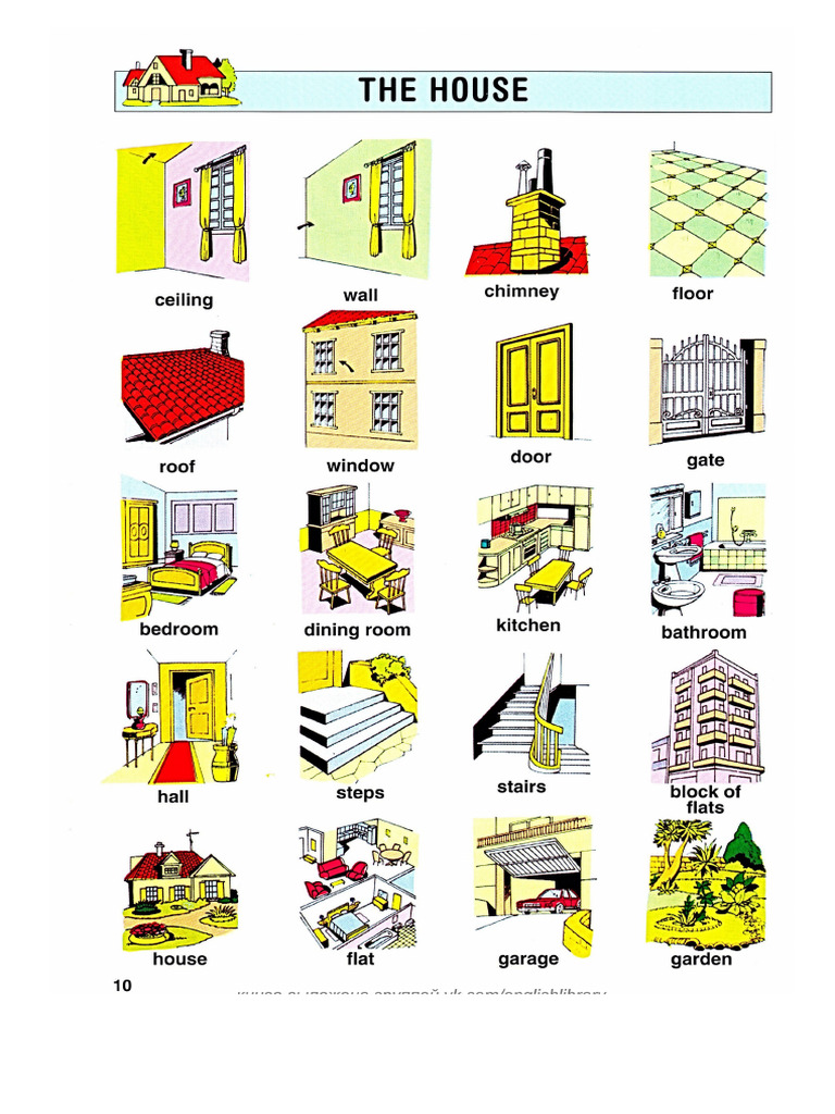 English With Crosswords 2 The House | PDF