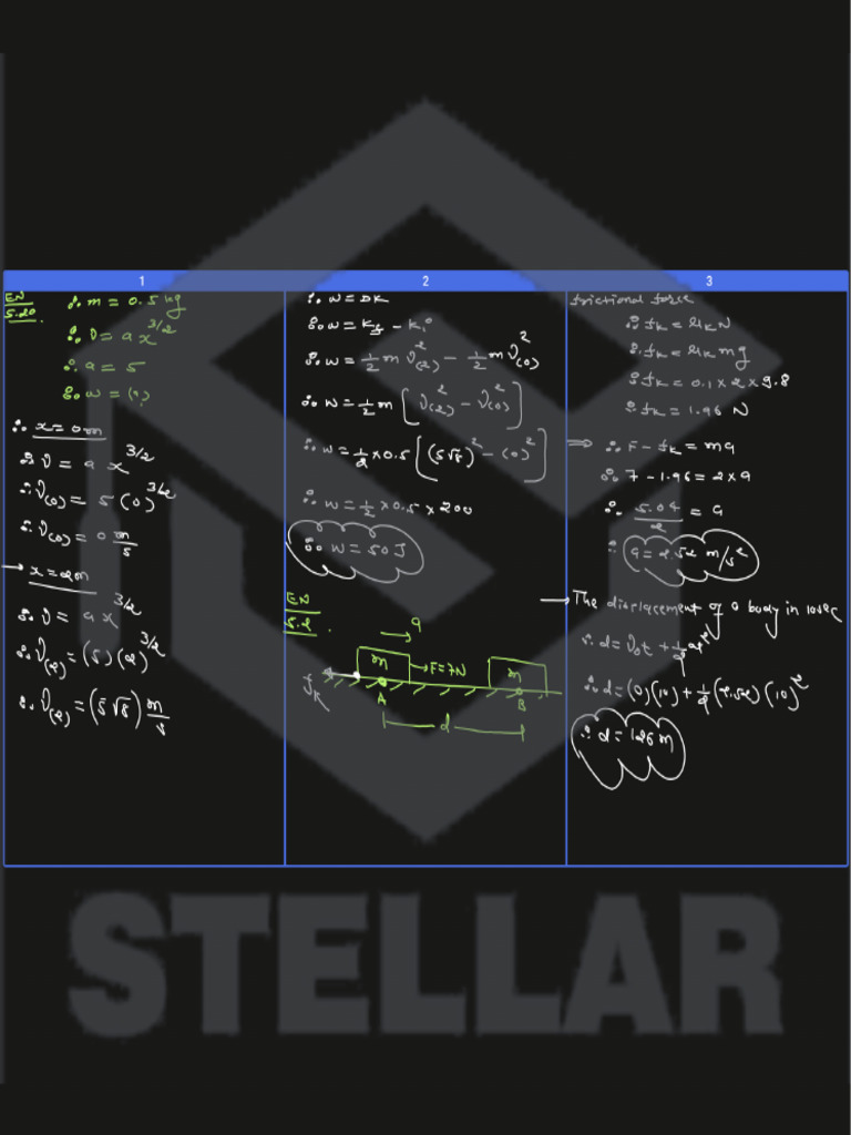 Physics Class II Variable Force | PDF