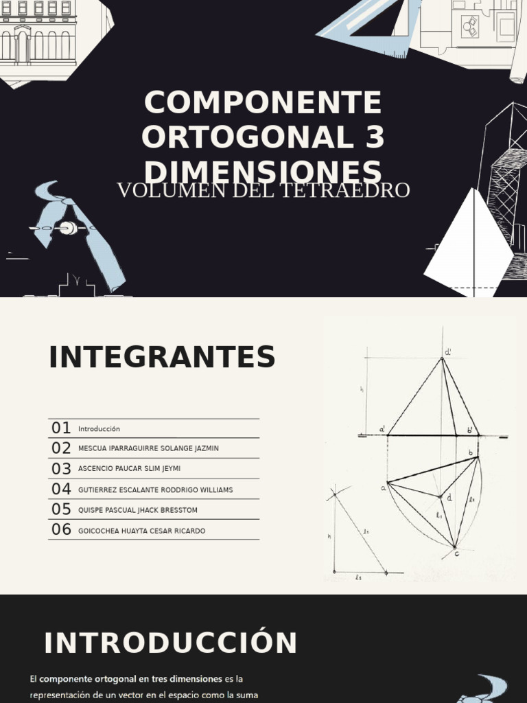 Componente Ortogonal 3 Dimenciones | PDF