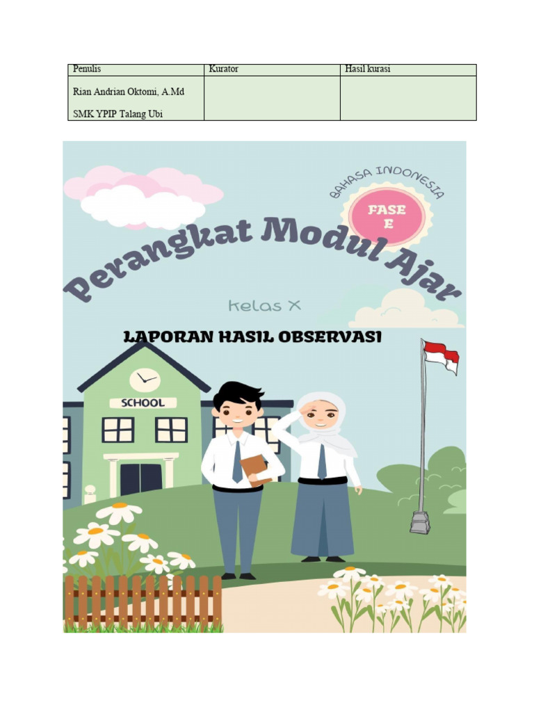 Modul Ajar (Rian) Bahasa Indonesia - Menyimak Teks Non Fiksi Melalui ...