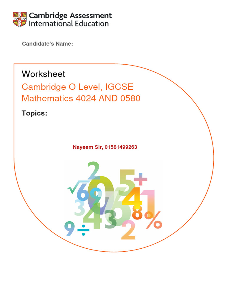 Fifth Number in Consecutive Integers | PDF | Student Assessment And ...