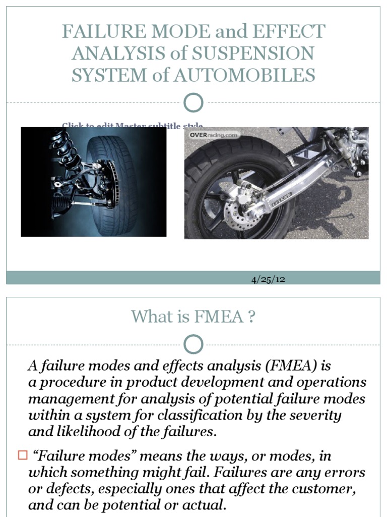 Suspension System Failure Analysis | PDF | Mechanical Engineering ...