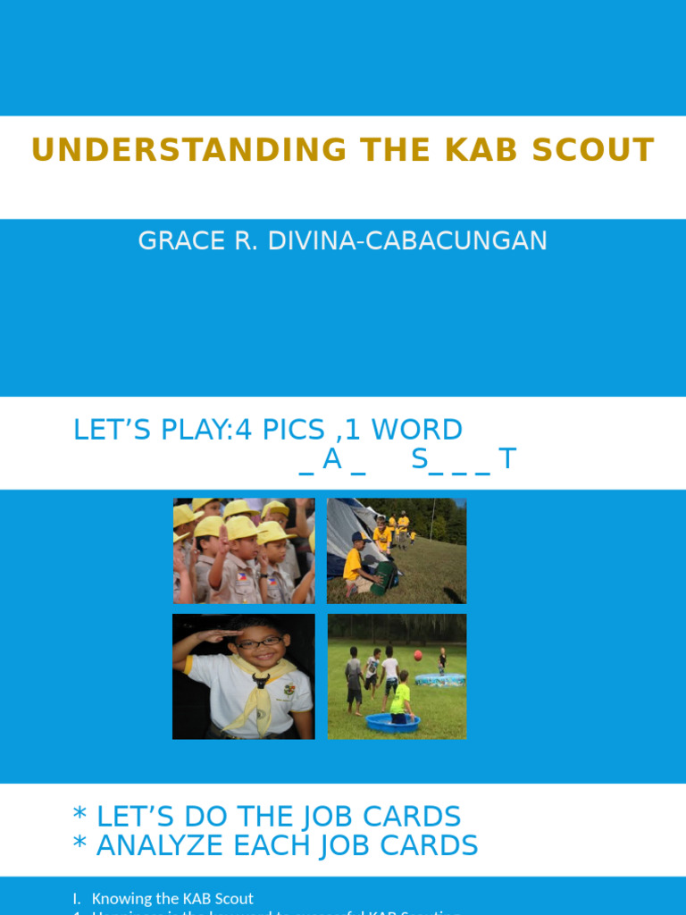 Understanding KAB Scouts and Leadership | PDF