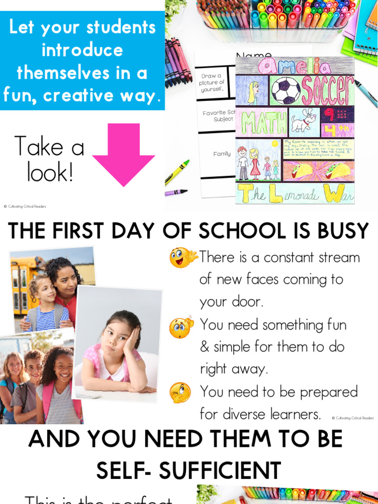 Let Your Students Introduce Themselves in A Fun, Creative Way | PDF