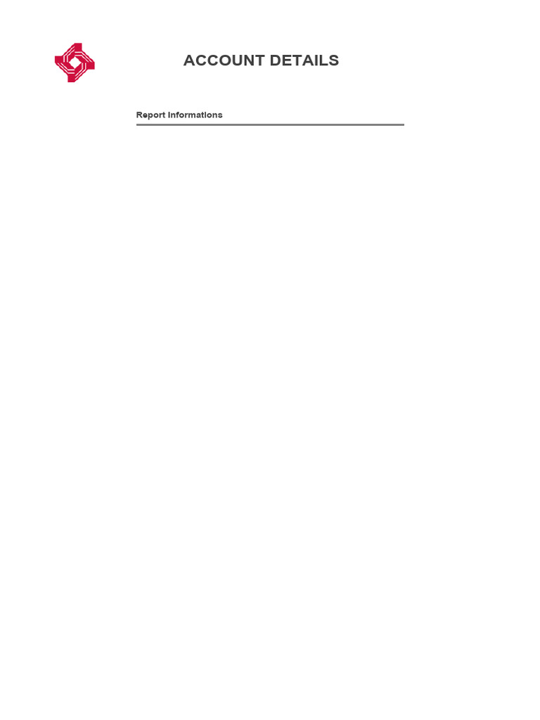 Account Details | PDF