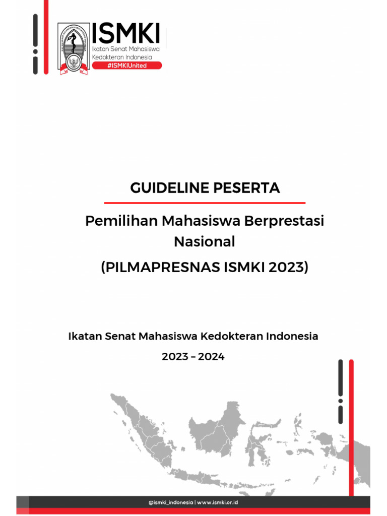 Panduan Pemilihan Mahasiswa Berprestasi ISMKI 2023 | PDF