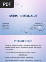 Advantages and Disadvantages of Audio Visual Communication | PDF | Communication | Mass Media