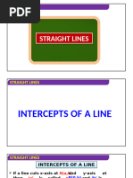 Class 11 Math: Straight Lines Guide | PDF | Line (Geometry) | Slope