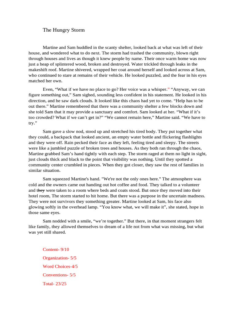 Martine and Sam Elijah Story (Marked) | PDF