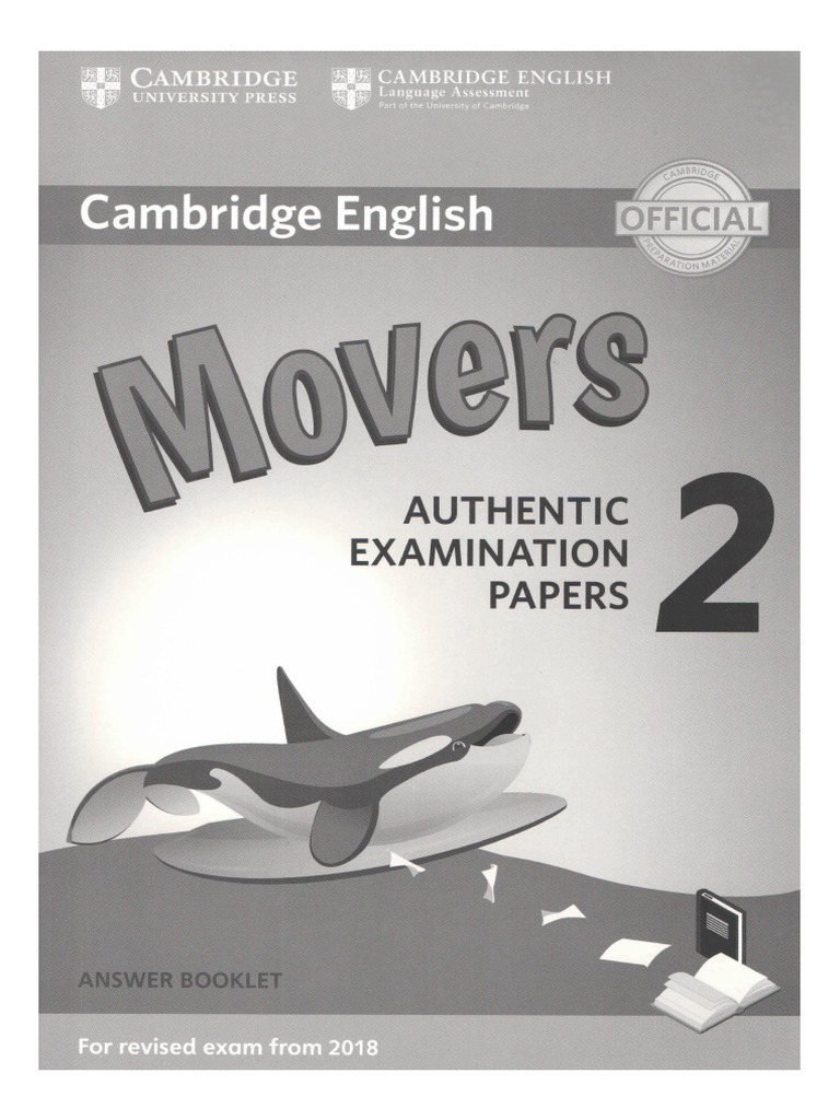 Movers 2 Authentic Examination Papers Answer Booklet | PDF