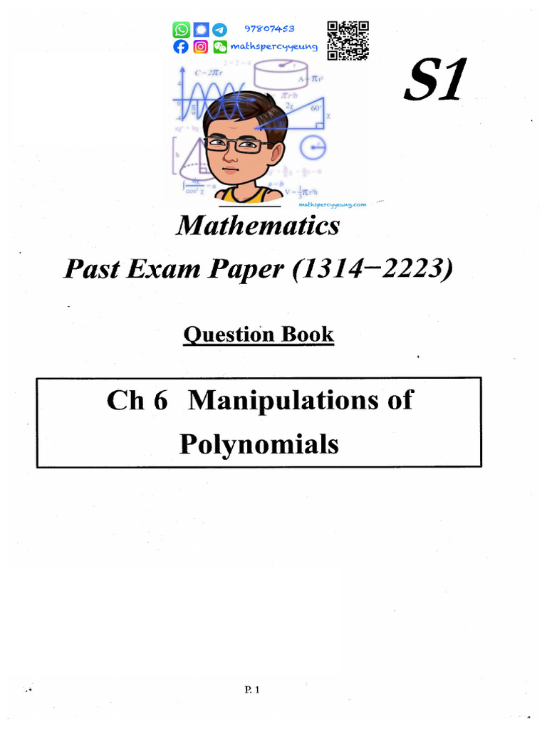 Ch6 Manipulations of Polynomials | PDF