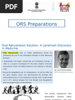 Oral Rehydration Solution Guide | PDF | Diarrhea | Medical Specialties