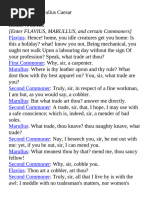 Funeral Speech of Marc Antony | PDF | Julius Caesar