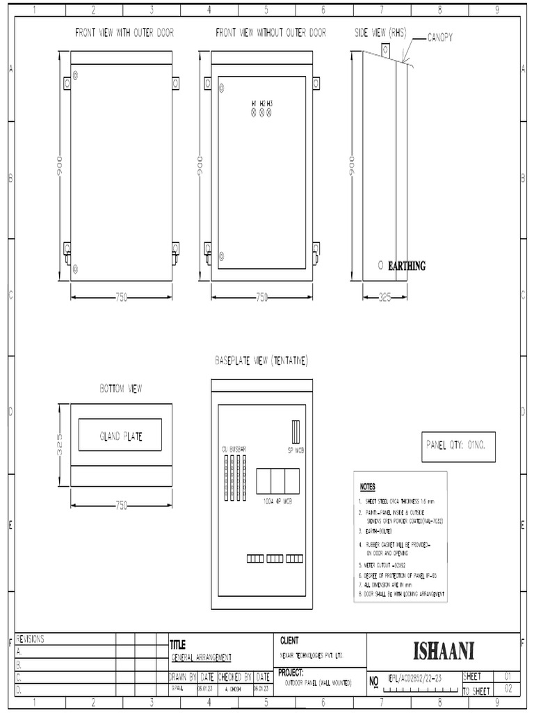 Outdoor Panel (Wall Mounted) | PDF