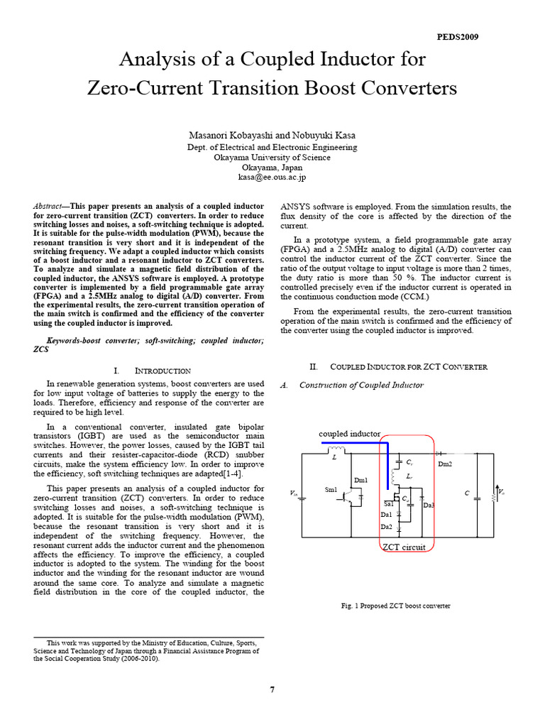 Coupled Ind Boost Converter 2 | PDF | Inductor | Electrical Components