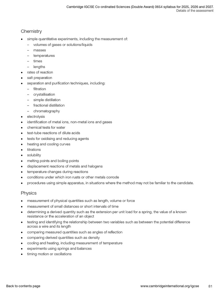 2025 2027 Syllabus 9 | PDF | Experiment | Accuracy And Precision