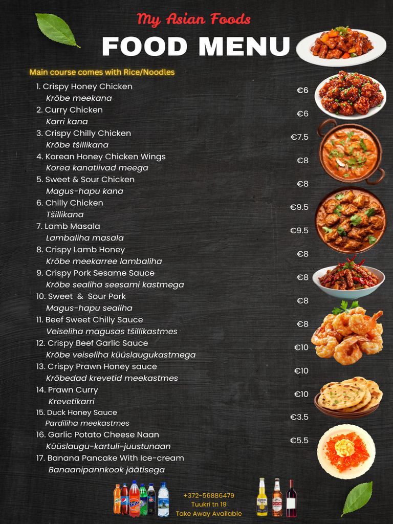Food Short Menu - 20250806 - 175028 - 0000 | PDF