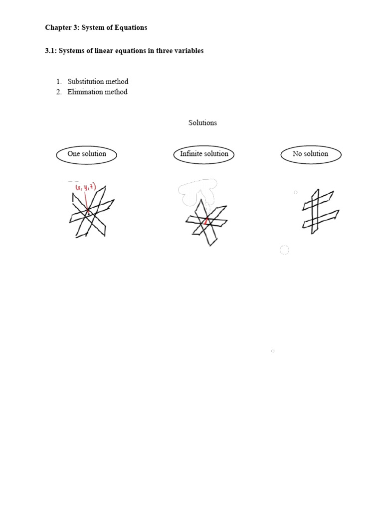 Solving Systems of Equations Guide | PDF