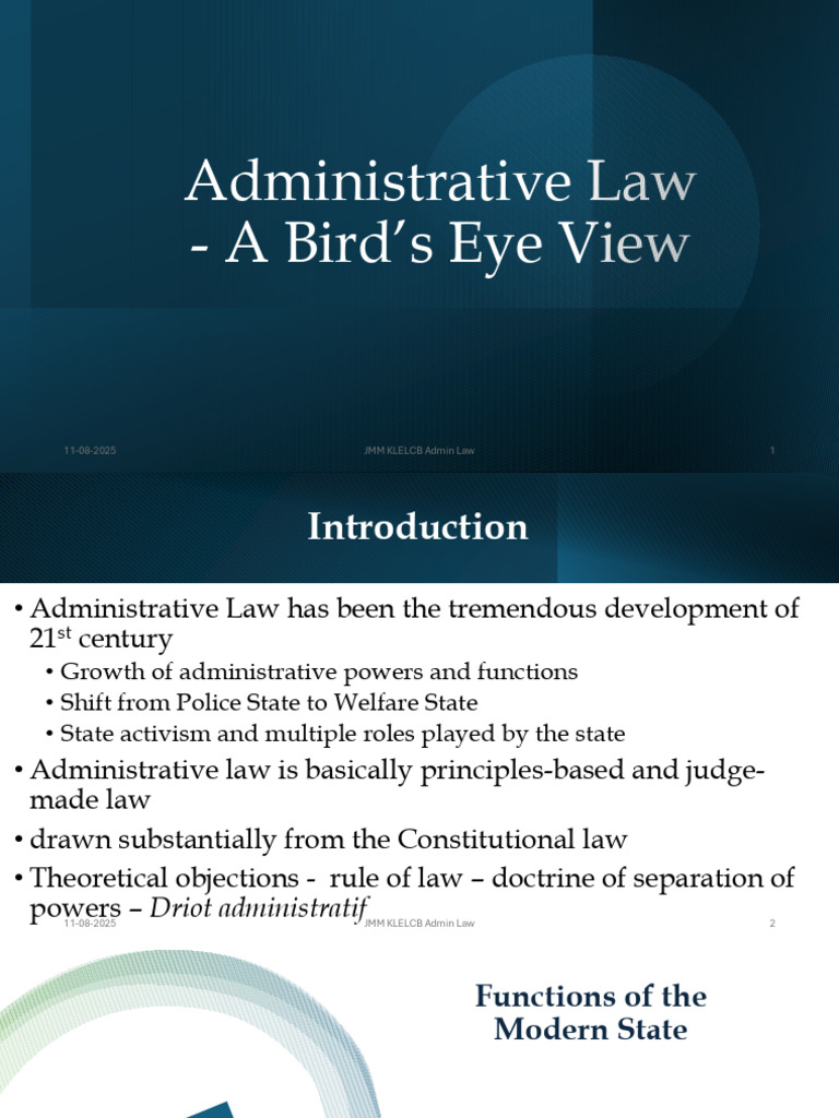 Overview of Administrative Law Principles | PDF | Administrative Law ...