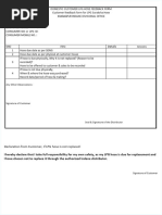 Format Declaration For Loss of SV PNG | PDF | Law