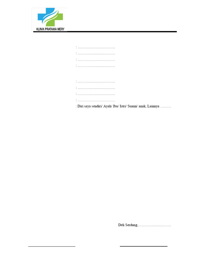 Form General Consent | PDF