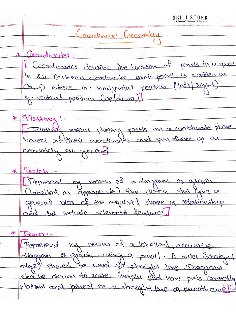 Coordinate Geometry | PDF