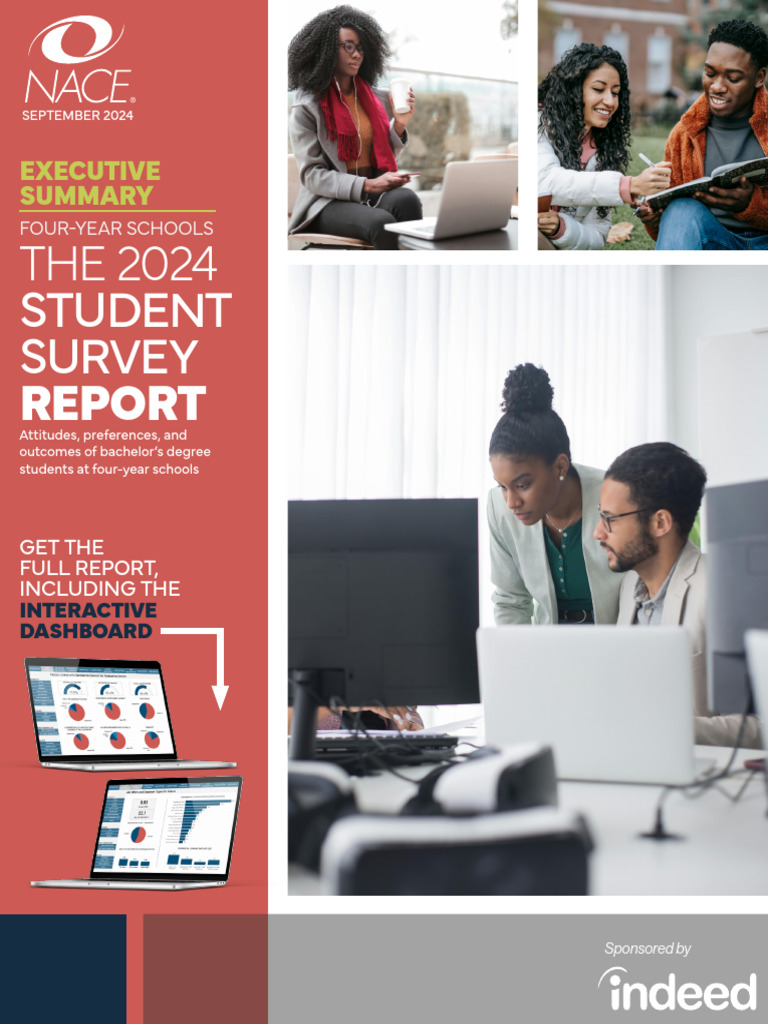 2024 Nace Student Survey Executive Summary Four Year | PDF | Cost Of ...