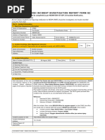 Near Miss Incident Accident Report and Investigation Form | PDF ...