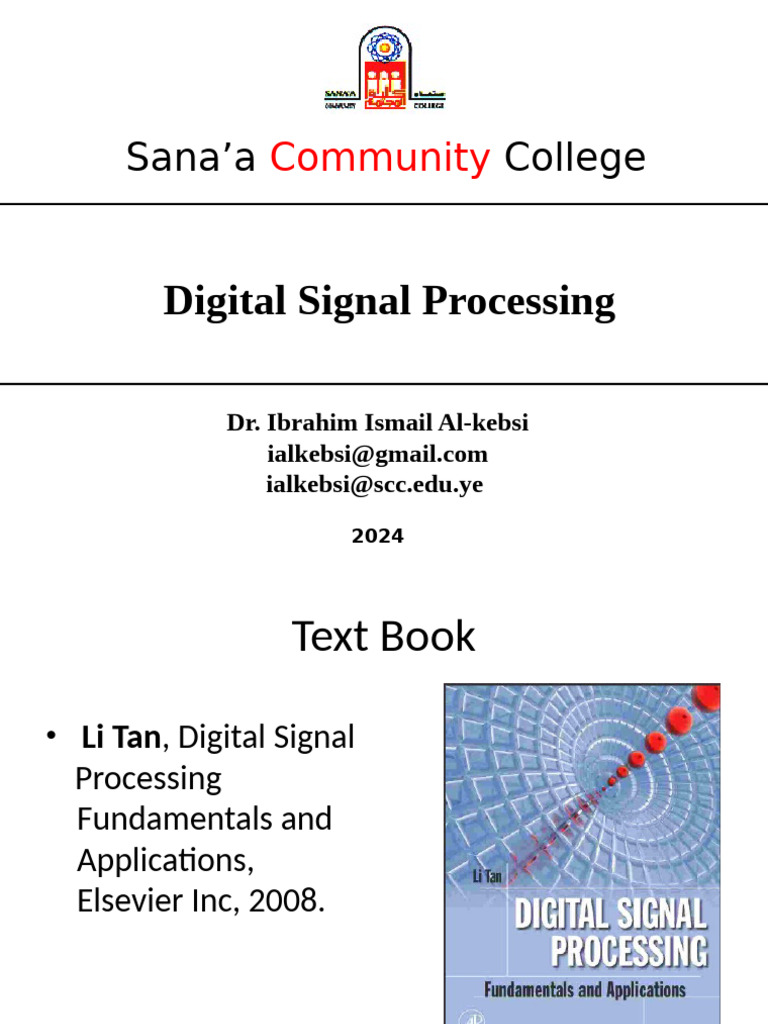 DSP Chapter 1 | PDF | Digital Signal Processing | Sampling (Signal Processing)