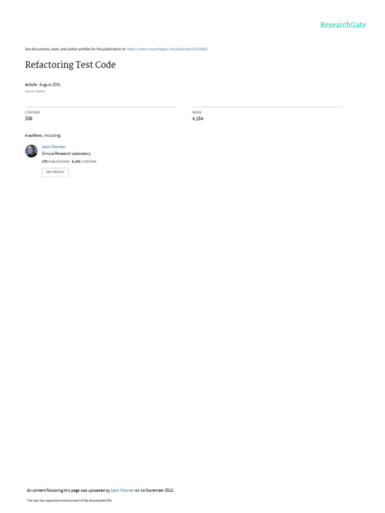 Test Smells | PDF | Unit Testing | Software Engineering