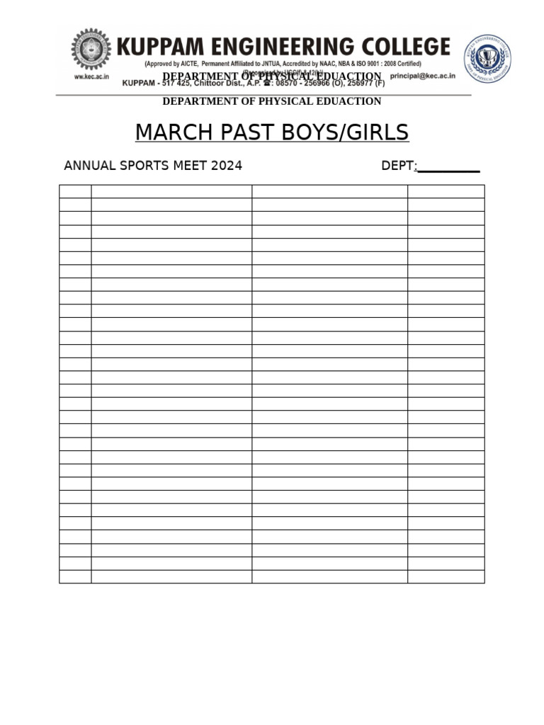 March Past | PDF