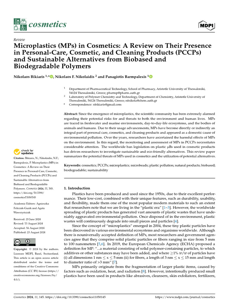 Micro Plastic | PDF | Plastic | Cosmetics