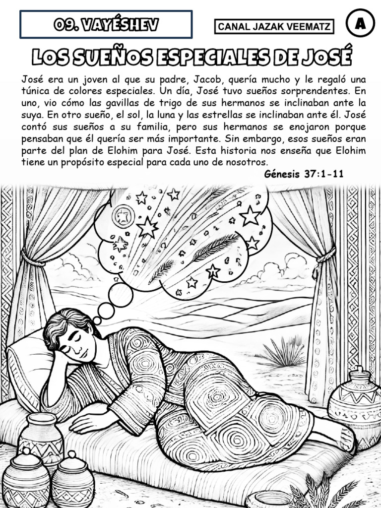 9 Parasha Vayeshev para Niños | PDF