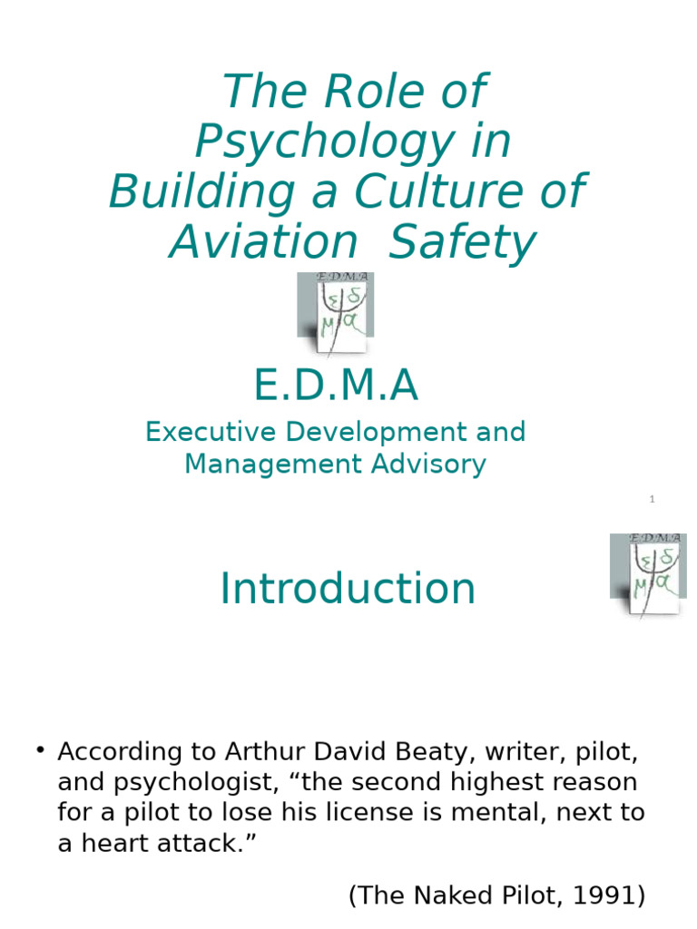 Aviation Psychology and Safety Culture | PDF | Psychology | Aviation