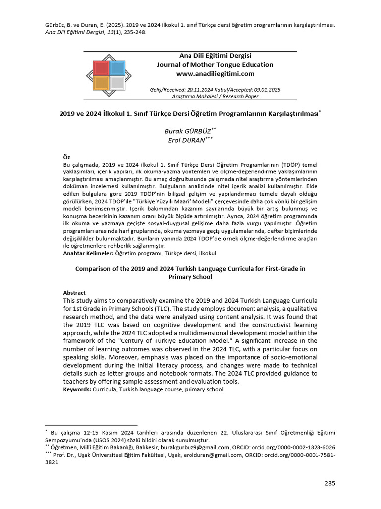 Maari̇f Modeli̇ Makale 2 | PDF