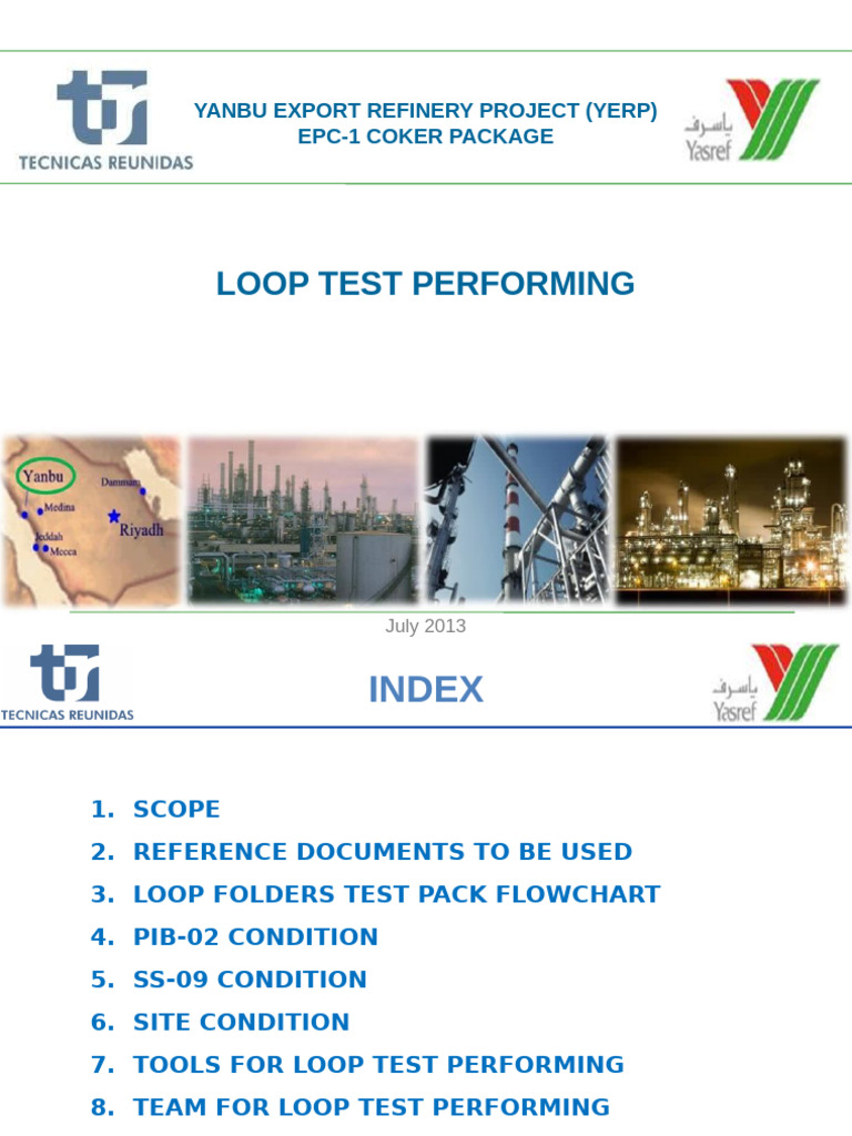 Loop Test Performing | PDF