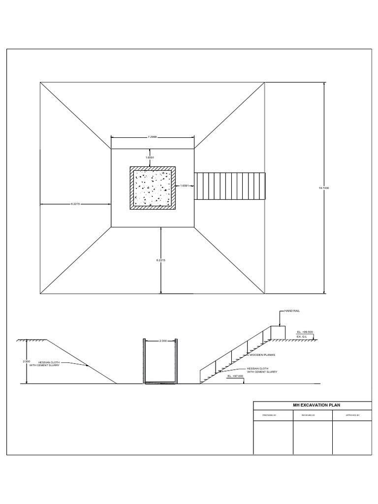 MH Excavation Plan | PDF