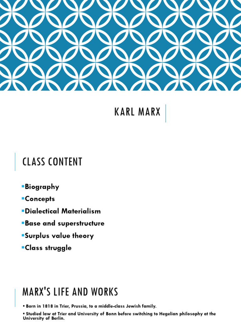 Simple Drawing of Karl Marx Concepts | PDF | Karl Marx | Exploitation ...