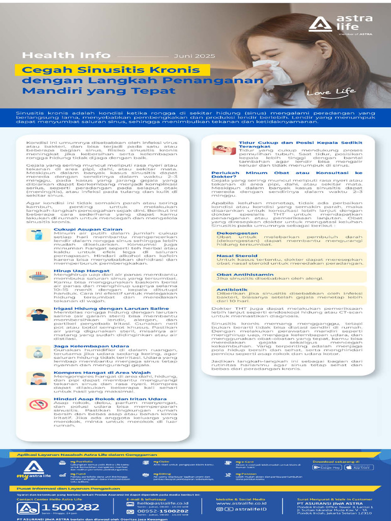 Cegah Sinusitis Kronis | PDF