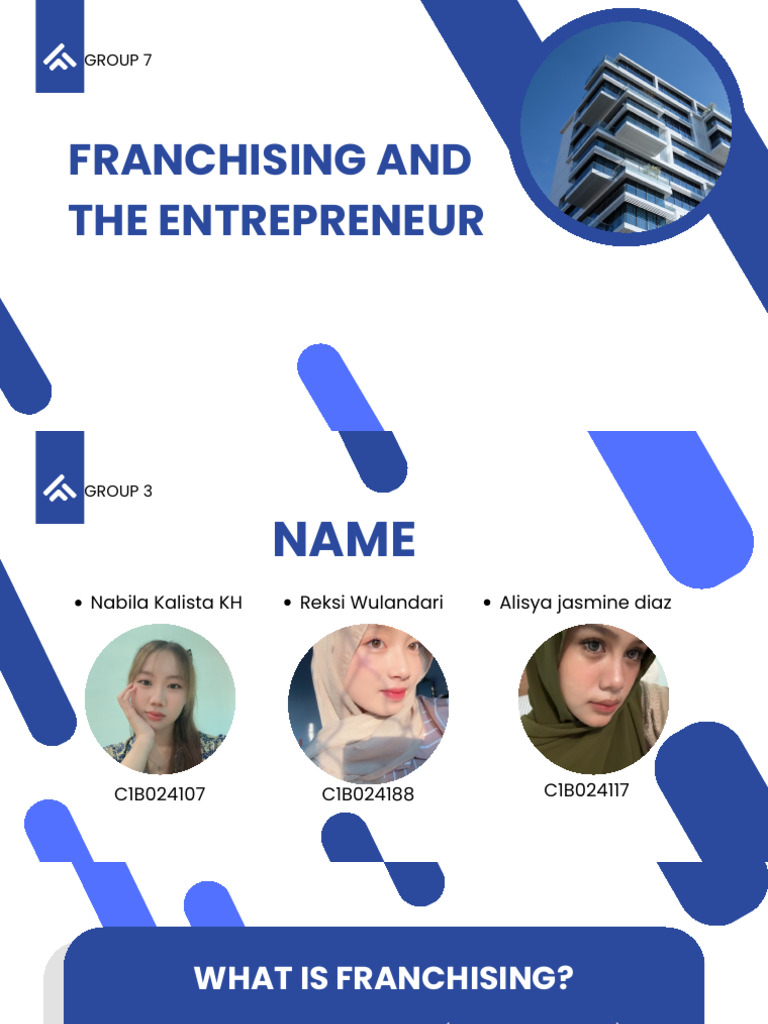 Putih Dan Biru Modern Proposal Bisnis Presentasi PDF | PDF | Franchising | Business