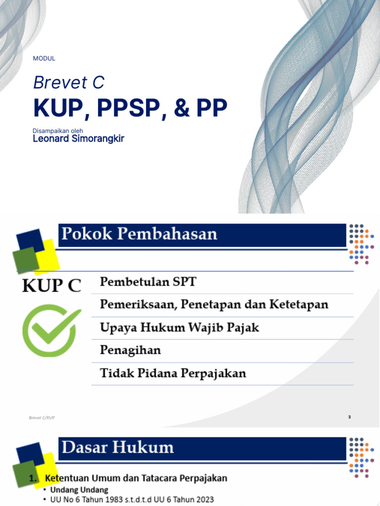 Panduan Lengkap Brevet C KUP dan SPT | PDF